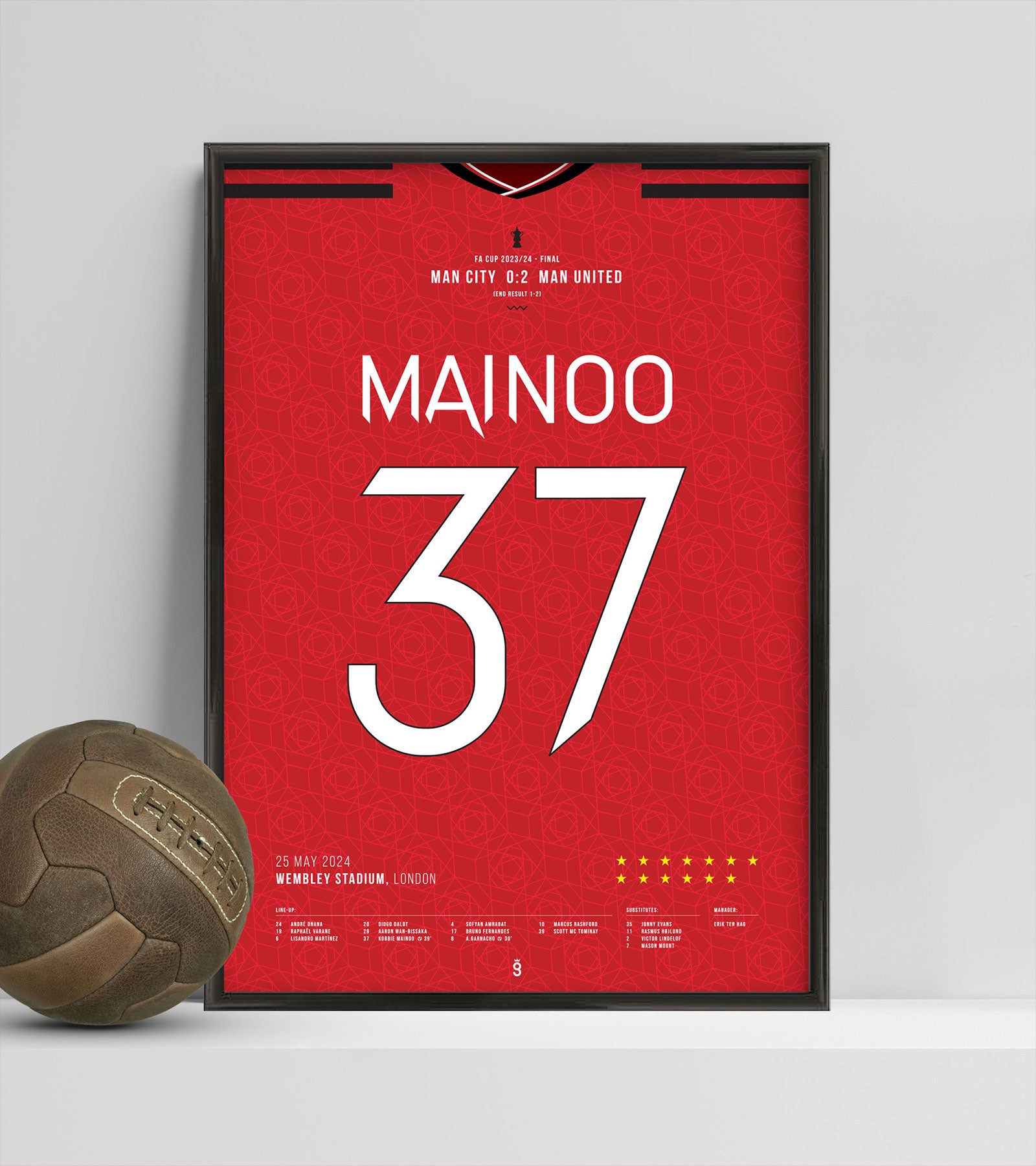 Kobbie Mainoo Seals FA Cup Glory for Man United (Jersey ver.) – Goal of ...